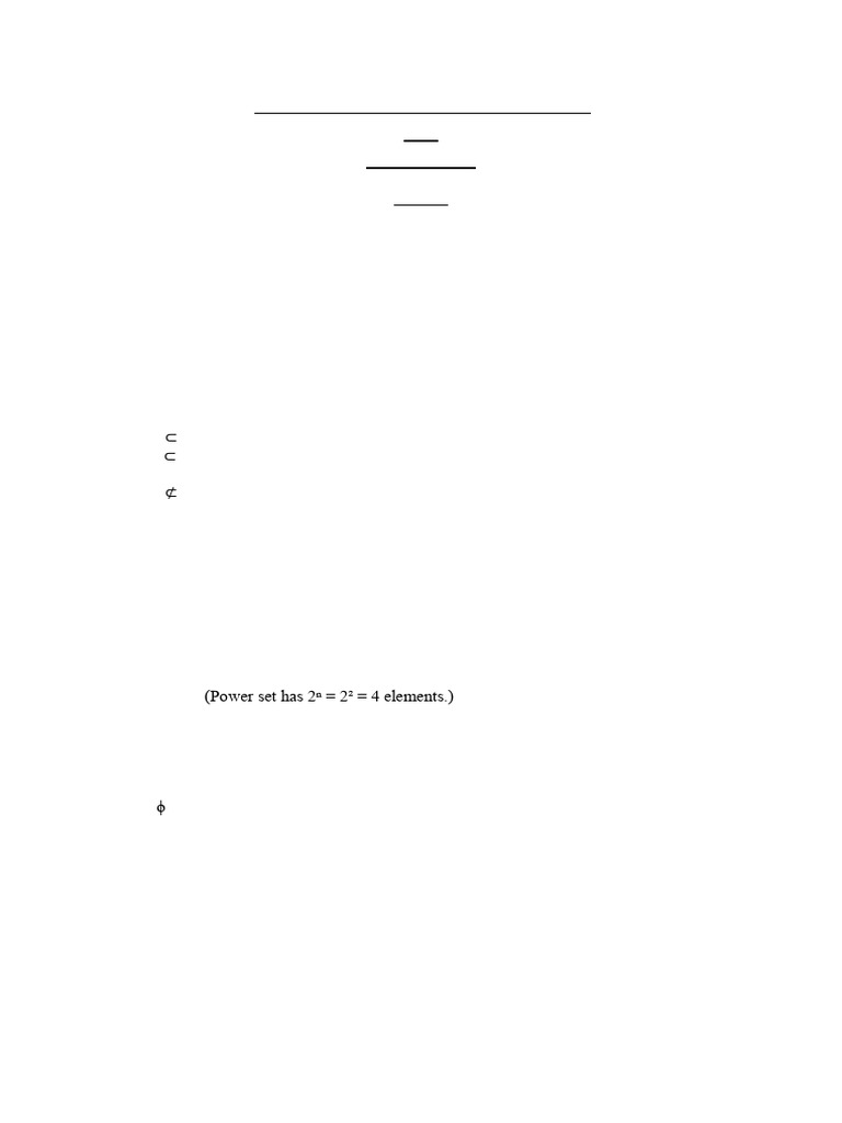 Set Theory Concepts and Examples | PDF | Intersection (Set Theory) | Subset