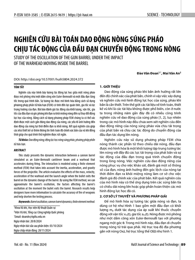 Dao Đ NG Nòng Súng Pháo | PDF