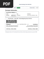 Sample IndiGo Ticket | PDF