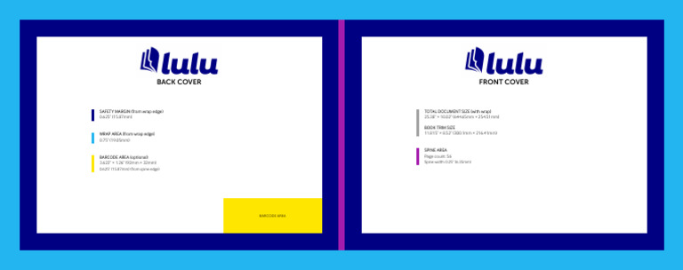 Book Cover Specifications and Dimensions | PDF