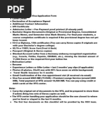 VFS France Visa Document Checklist | PDF | Receipt | Travel Visa