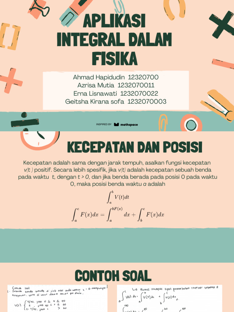 Aplikasi Integral Dalam Fisika | PDF