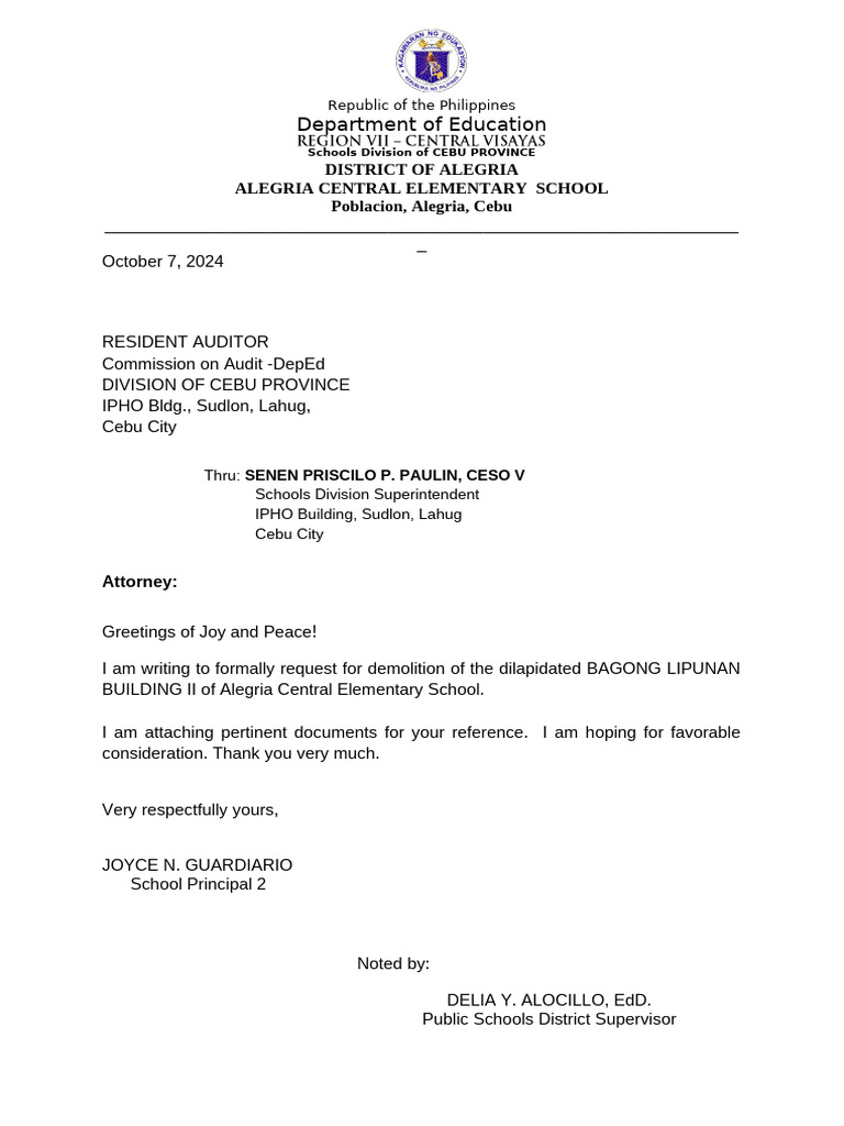 Condemnation Letter Request For COA BLSB | PDF
