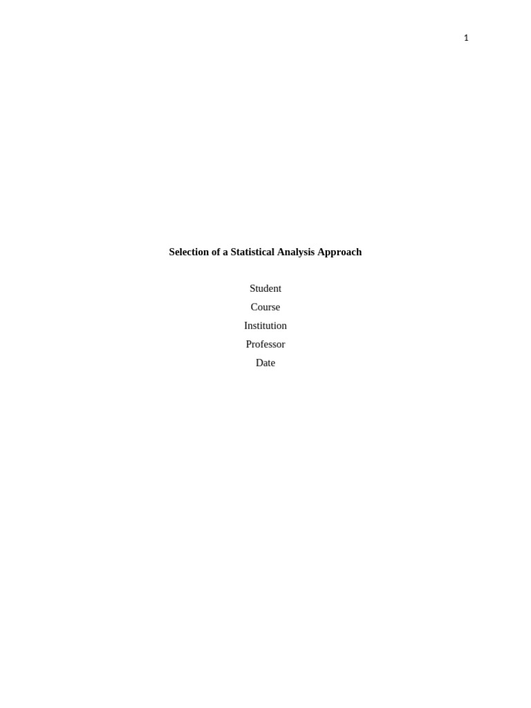 Selection of A Statistical - Edited | PDF | Statistics | Causality