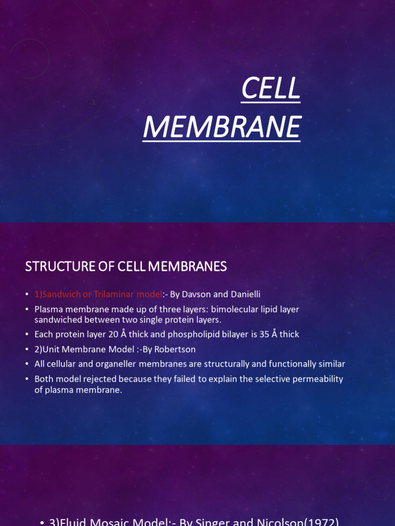 Cell Membrane | PDF | Cell Membrane | Lipid Bilayer
