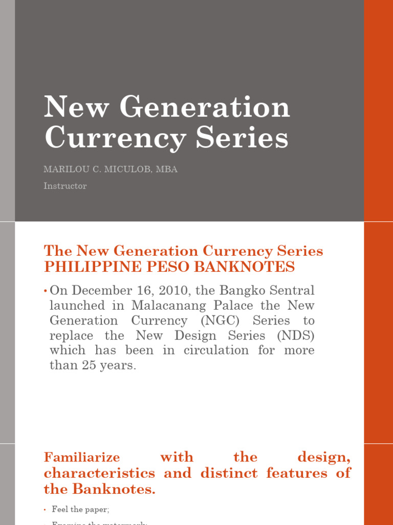 New Generation Currency Series | PDF | Foreign Exchange Market ...
