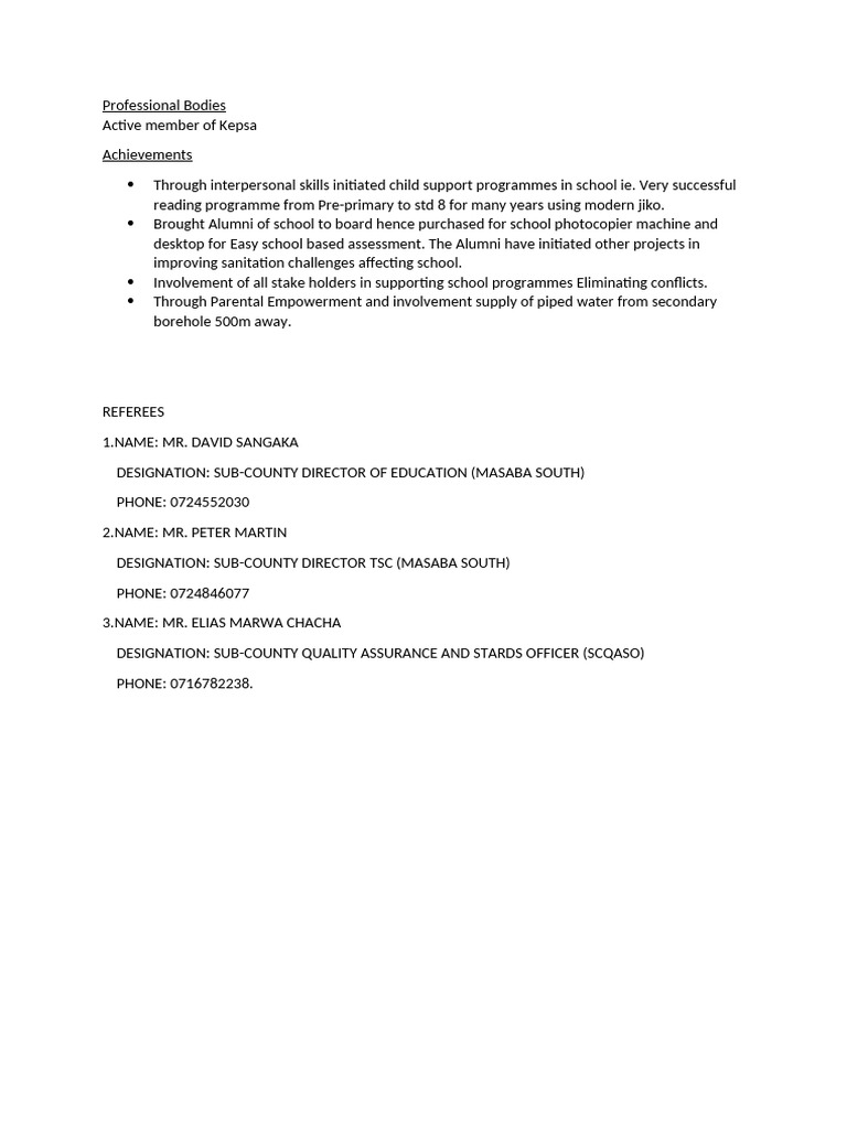Professional Bodies | PDF