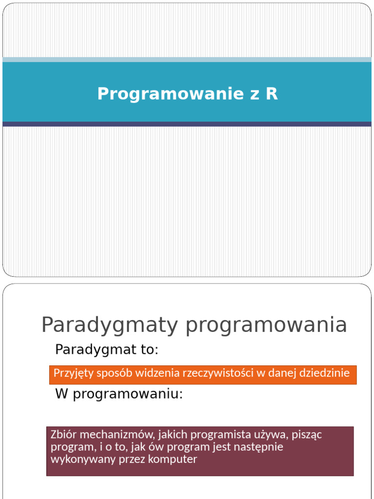 Program R | PDF