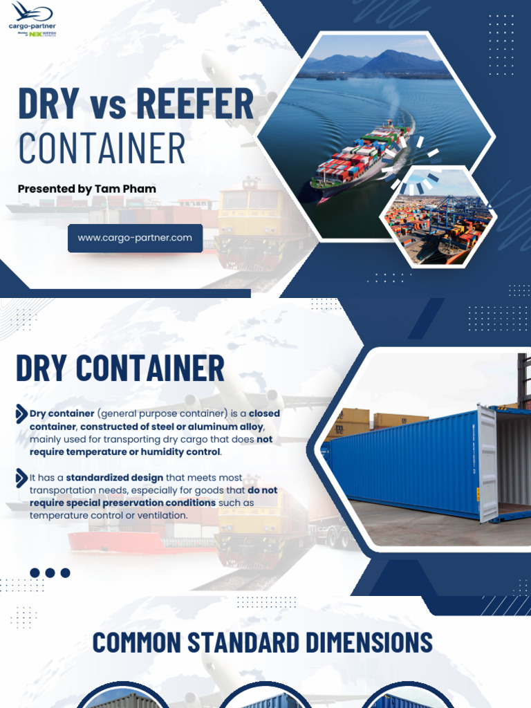Dry Vs Reefer: Container | PDF | Refrigeration | Plastic