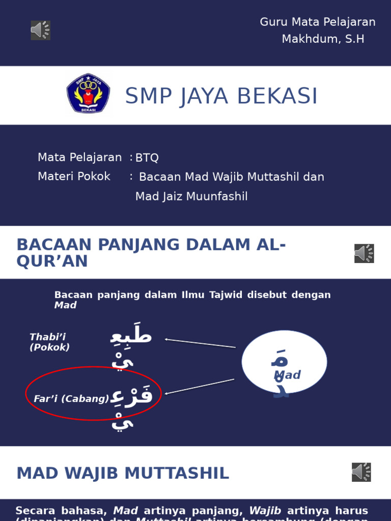 Bacaan Mad Wajib dan Jaiz dalam Al-Qur'an | PDF