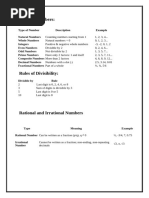 Identifying Rational and Irrational Numbers Activity Poster A4 | PDF