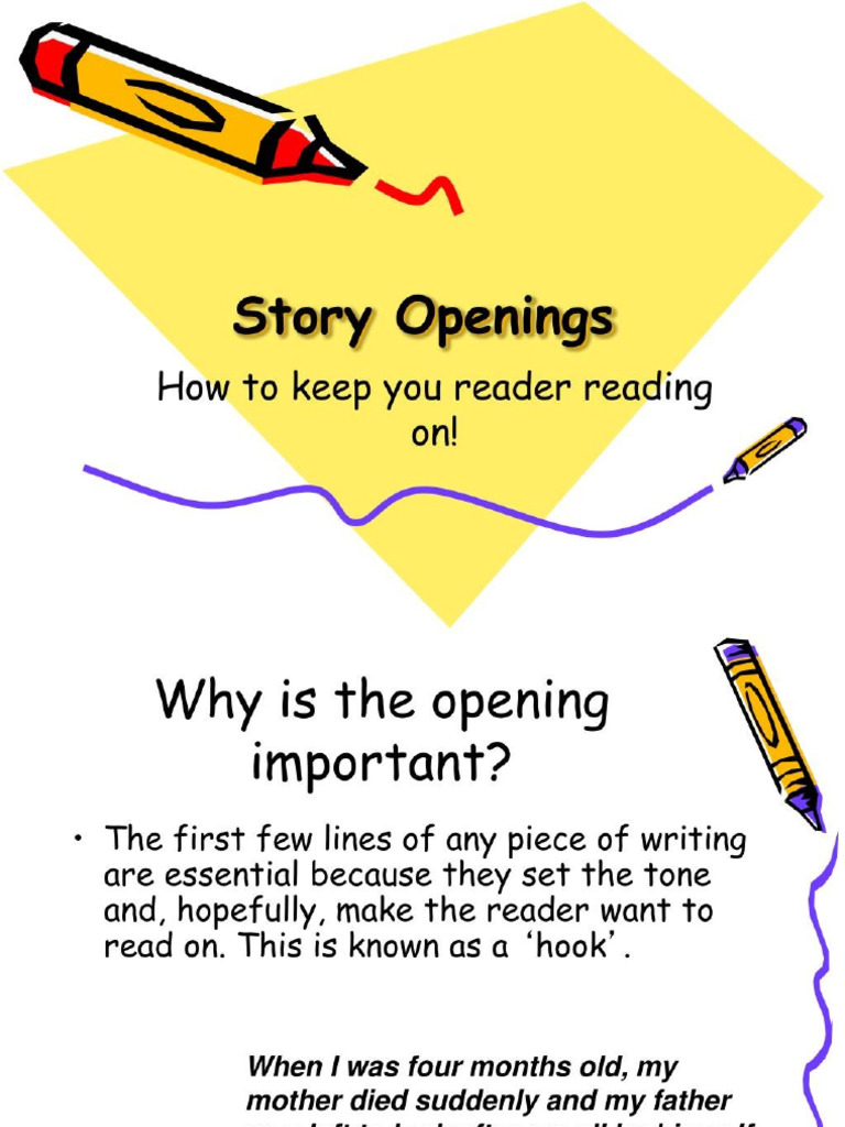 Narrative Writing Openings | PDF