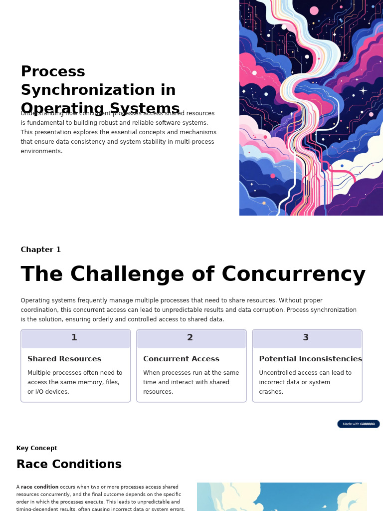 Process Synchronization in Operating Systems | PDF | Software Engineering | Synchronization