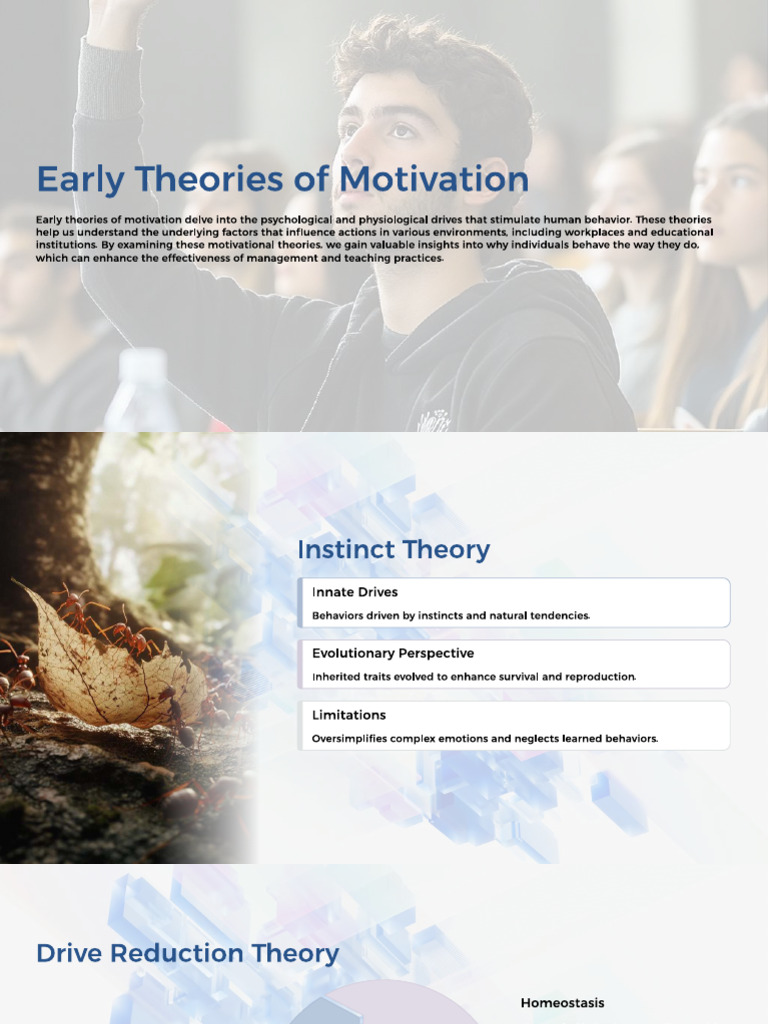 Overview of Early Motivation Theories | PDF | Motivational | Motivation