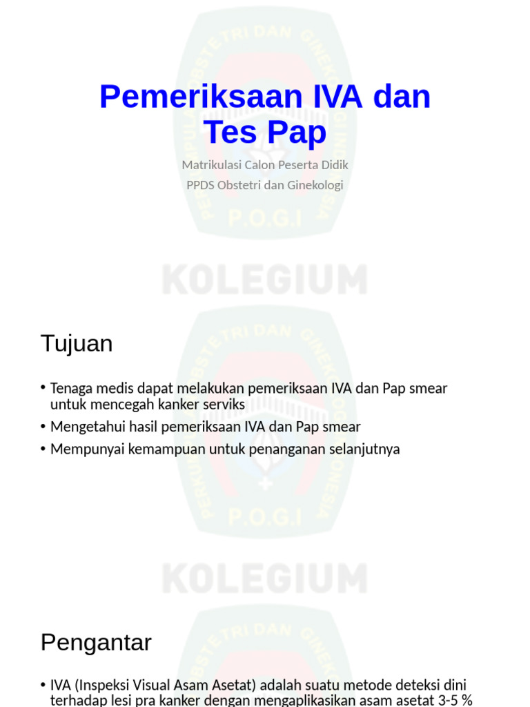 Ciri-Ciri IVA Positif dalam Pemeriksaan | PDF
