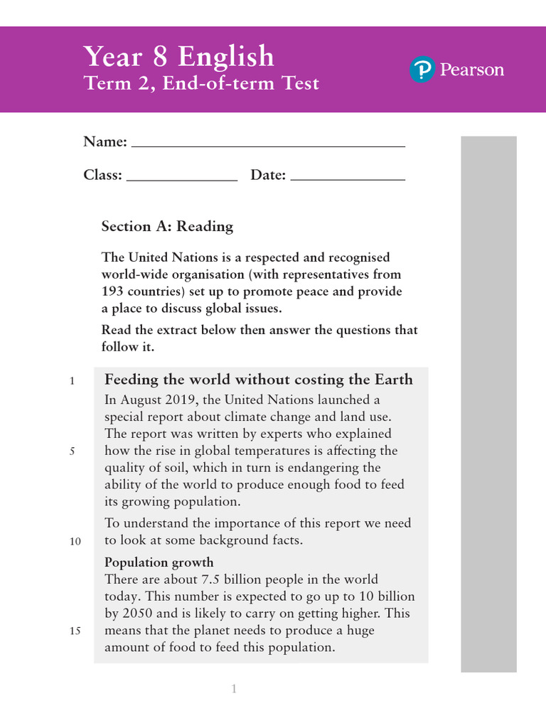 UN Report on Climate and Food Security | PDF | Climate Change ...
