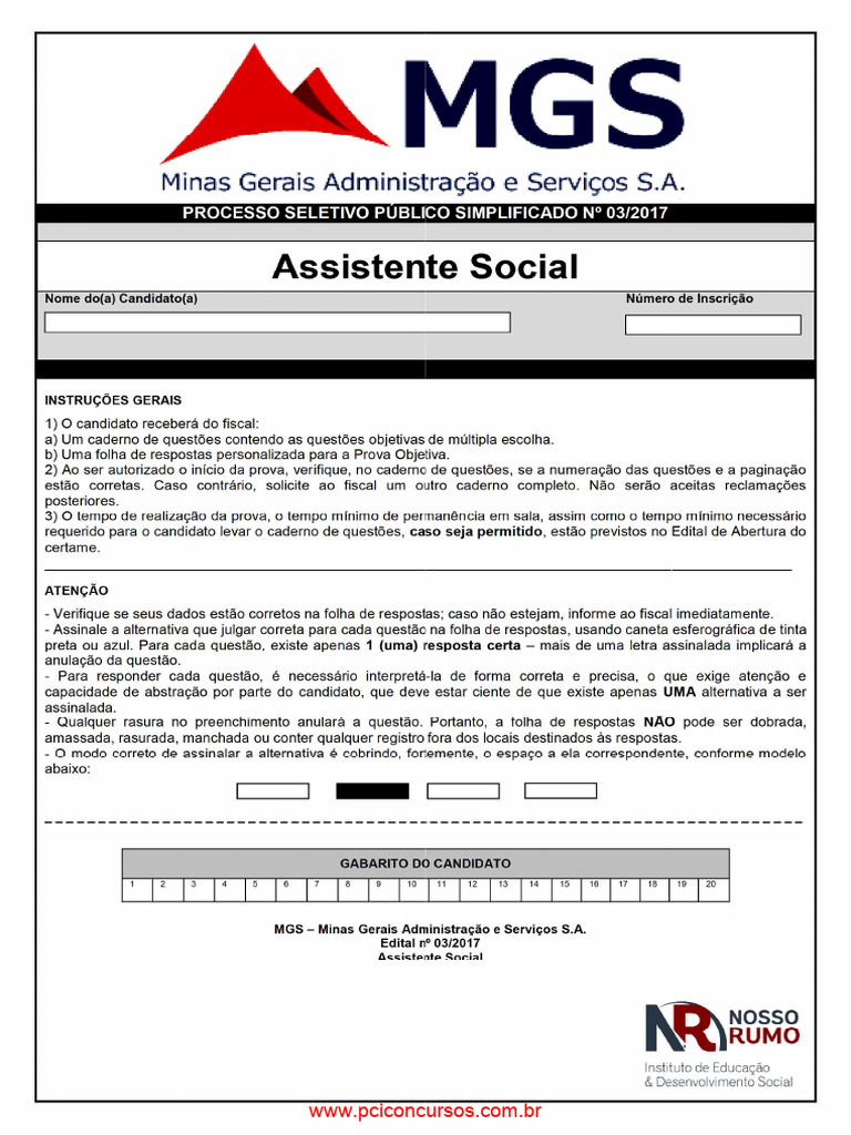 1 - Assistente Social | PDF