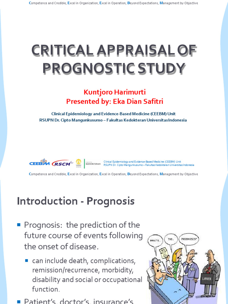 Prognosis EBM | PDF | Evidence Based Medicine | Prognosis