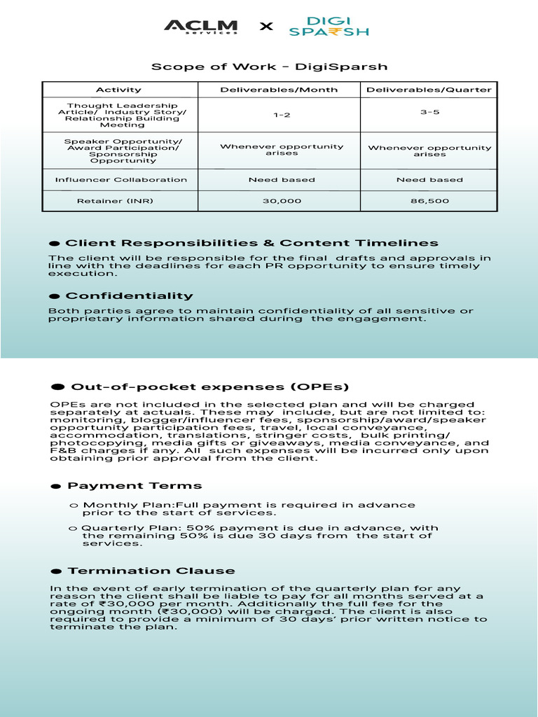 Scope of Work for DigiSparsh SOW2 | PDF