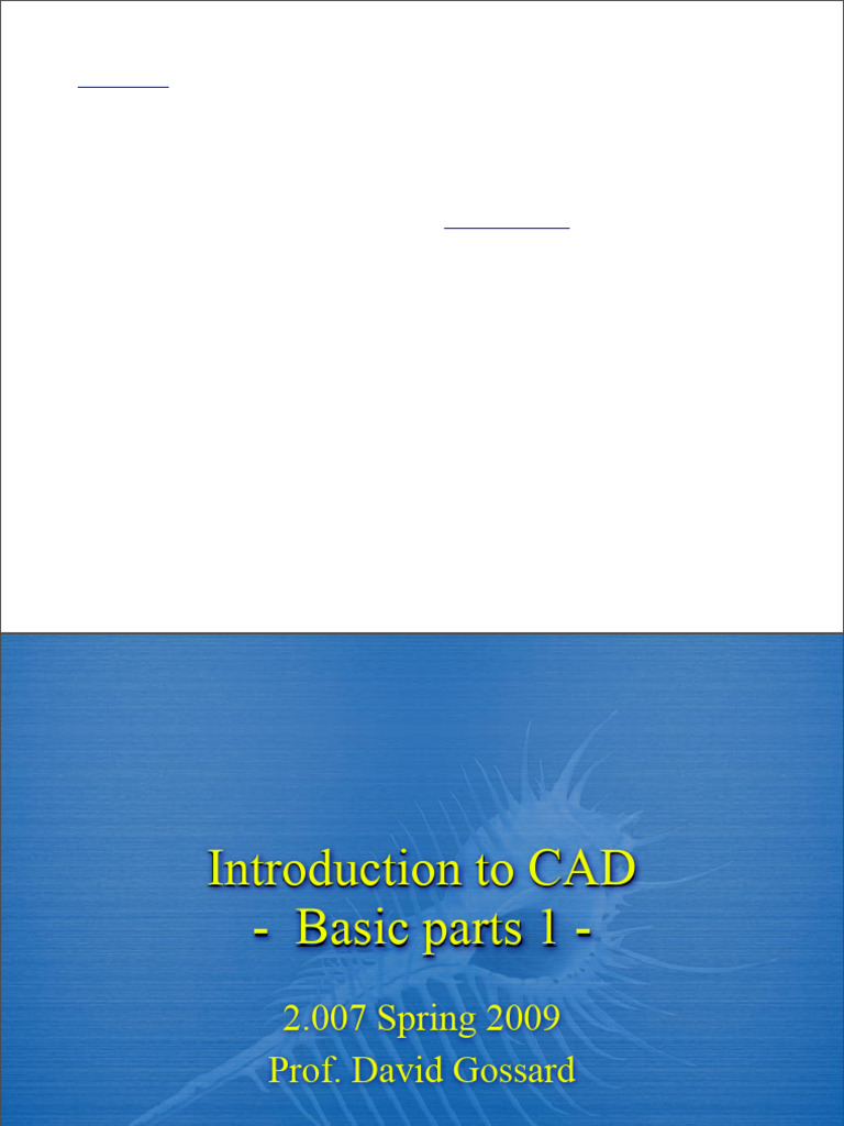 MIT2 007s09 Lec07 | PDF