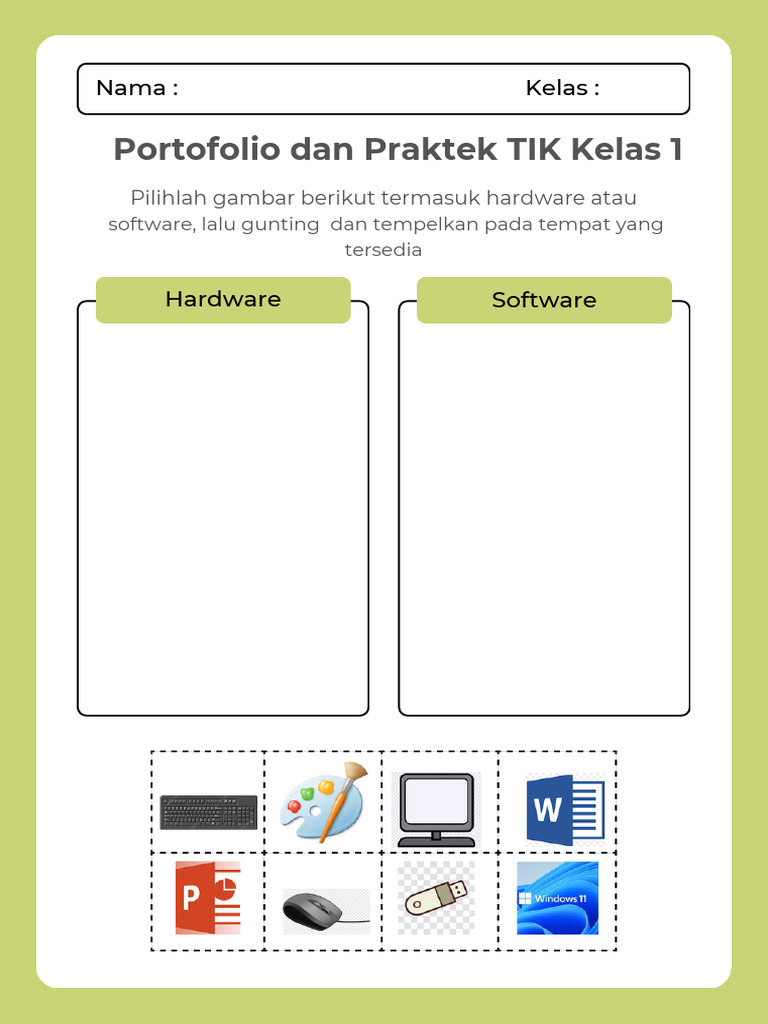 Portofolio Dan Praktek TIK 1 | PDF