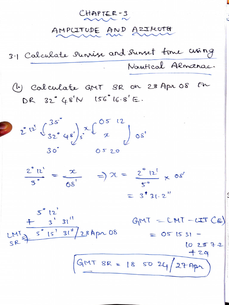 Calculate Sun Position and Altitude | PDF | Waves | Oscillation