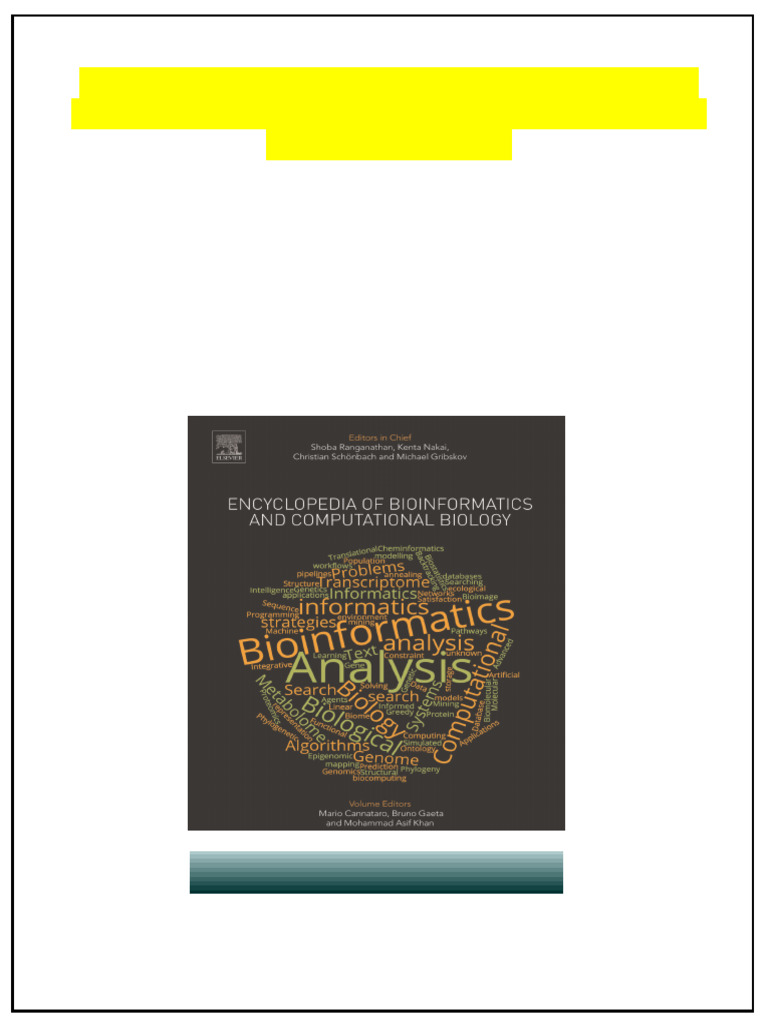 Encyclopedia of Bioinformatics and Computational Biology: ABC of ...