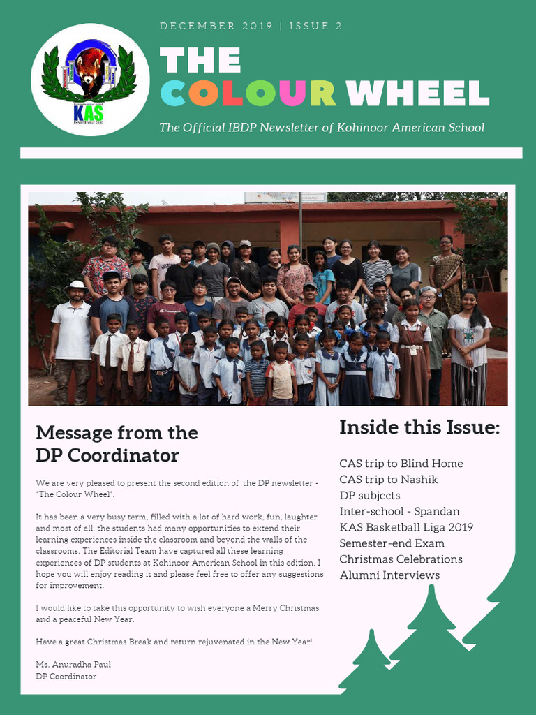 DP Newsletter: The Colour Wheel Issue 2 | PDF | Knowledge | Mathematics