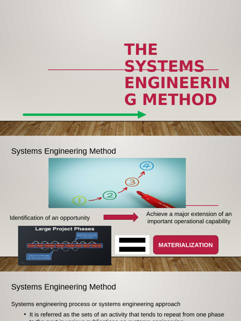 The Systems Engineering Method. Group Report | PDF | Systems Engineering | System