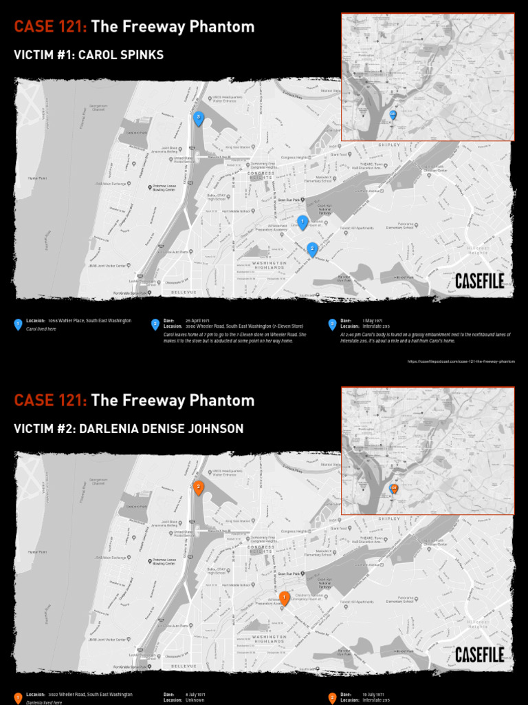 Freeway Phantom: Victims of 1971-72 | PDF | Land Transport | Road Transport