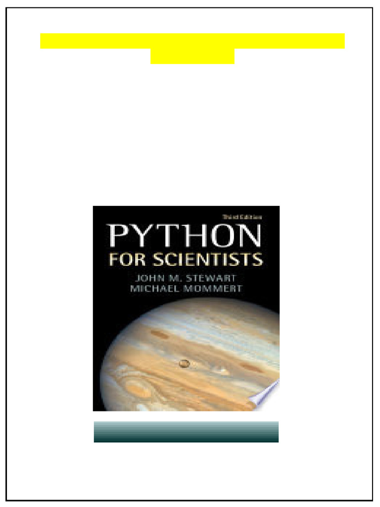 Python For Scientists (3rd Edition) John M. Stewart Full Access | PDF | Polynomial | Matrix ...