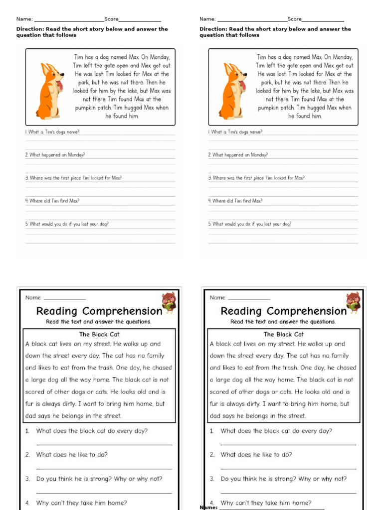 English Simple Story | PDF