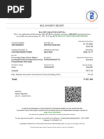 BESCOM Bill Receipt | PDF