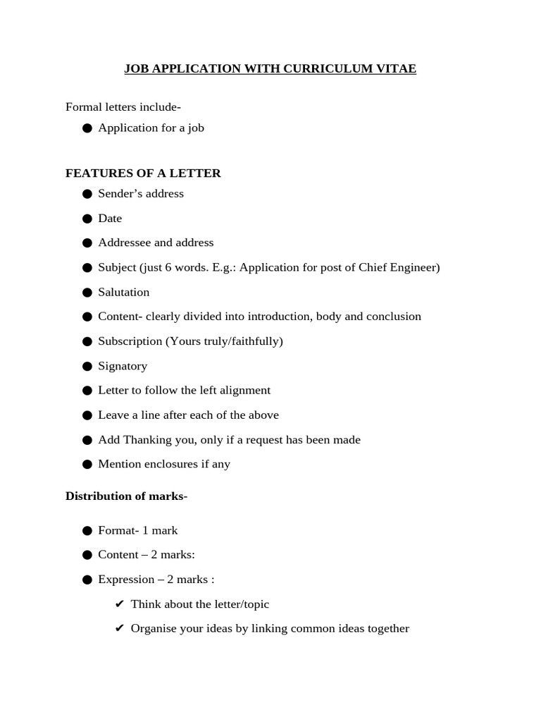 Job Application and CV Guide | PDF