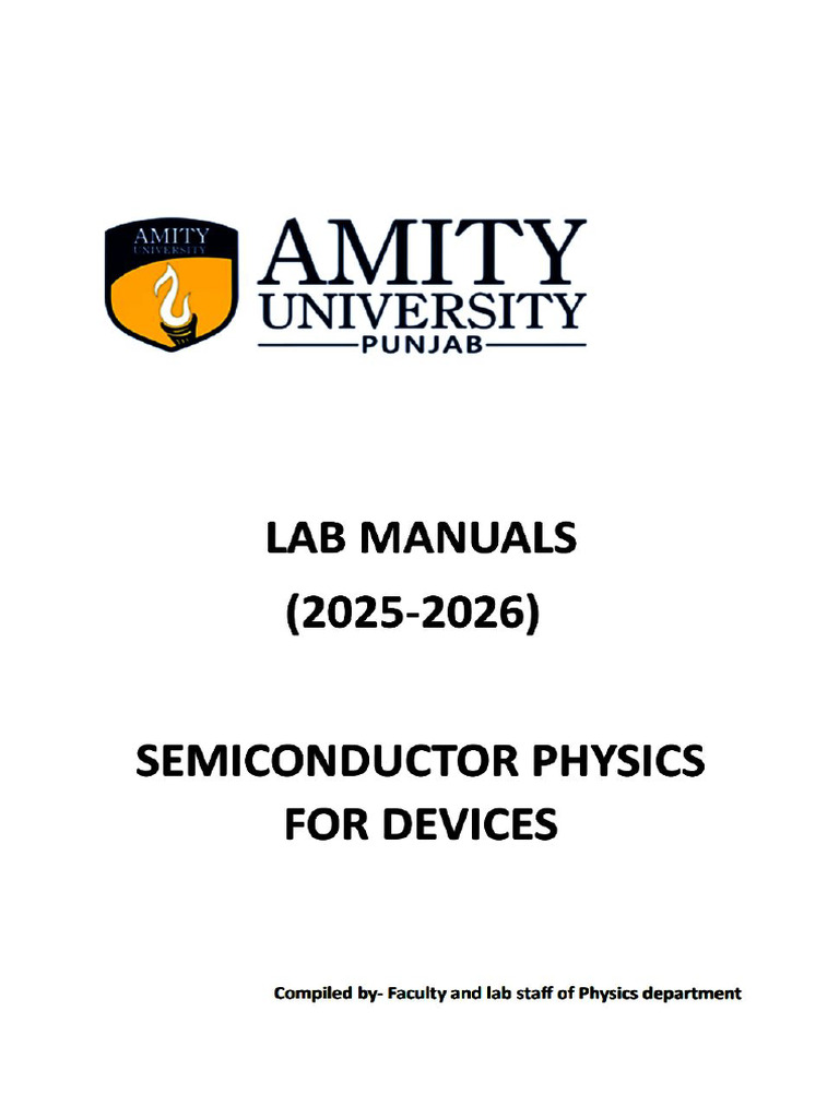 Lab Manual | PDF