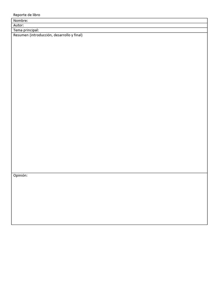 Reporte de Libro | PDF