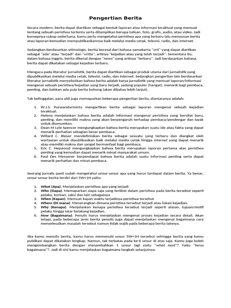 Mahdi S. JENIS2 BERITA-revisi Tugas | PDF