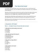 Oral Reading Exercises for English II & III | PDF