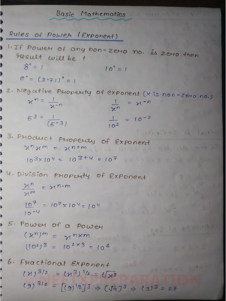 1. Basic Maths | PDF