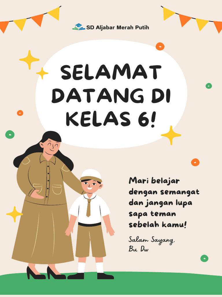 Poster Aturan Kelas Gambar Tangan | PDF