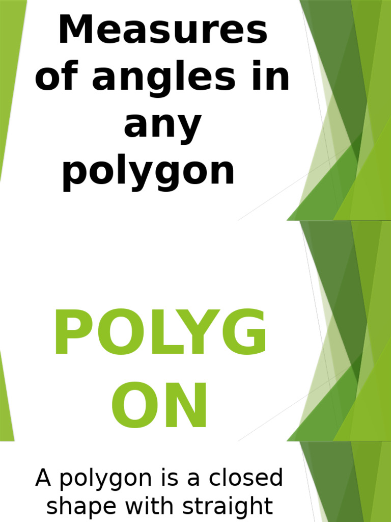 Polygon Angle Measures Explained | PDF