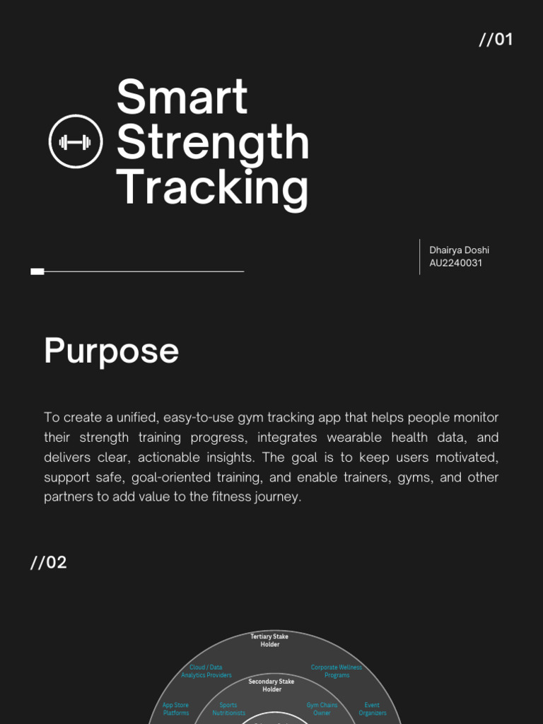 Smart Strength Tracking App Overview | PDF
