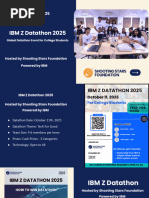 IBM Z Datathon 2025 - Notification | PDF