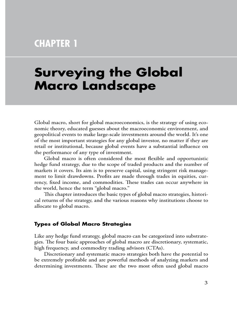 Global Macro Trading Strategies Overview | PDF | Hedge Fund ...