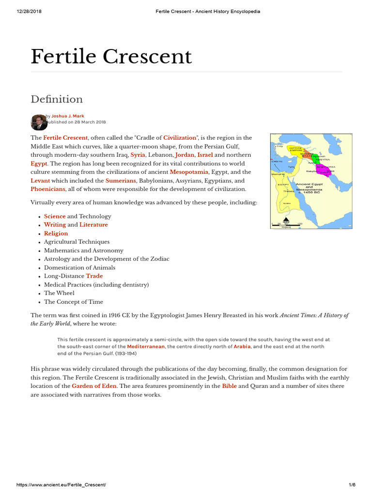 (Week 2) Fertile Crescent | PDF | Mesopotamia | Babylon