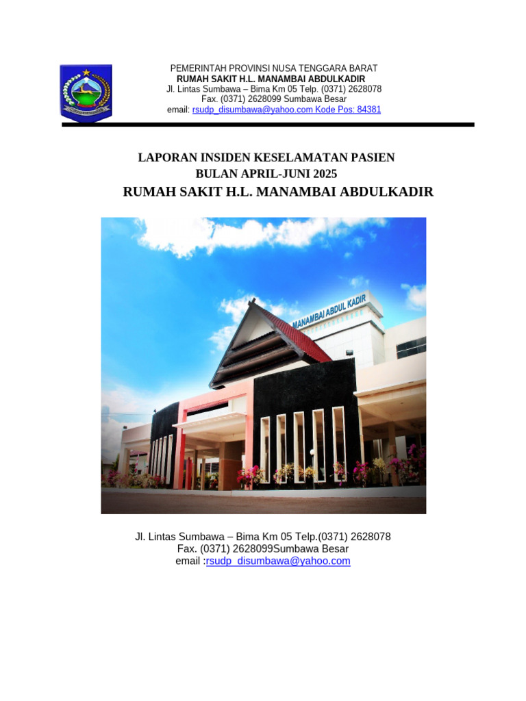 LAPORAN IKP April-Juni Tahun 2025 | PDF