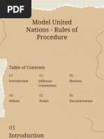 Official MUN Rules of Procedure WiseMee ROP | PDF | Government | Group ...