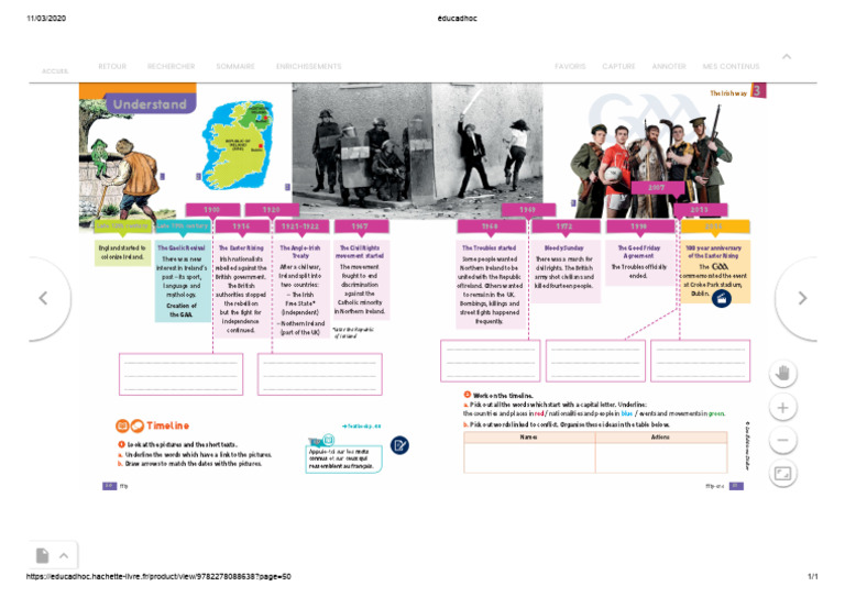 Timeline of Irish History Events | PDF | Ireland | Northern Ireland