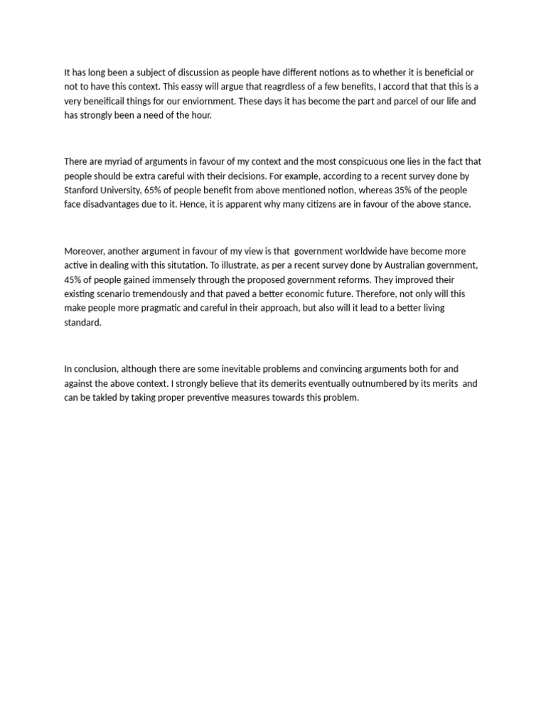 Benefits of Environmental Awareness | PDF