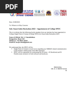 College Consent Letter For SPOC SIH2025 | PDF